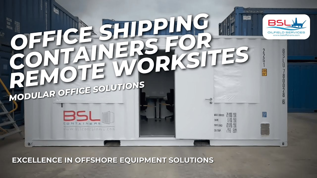 ISO Office Shipping Containers for Remote Worksites | | Modular Office ...