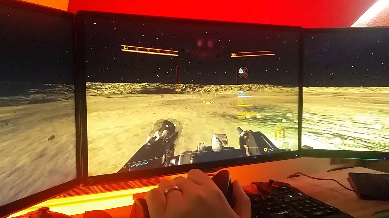 Elite Dangerous Horizon with Thrustmaster t-flight hotas x - YouTube