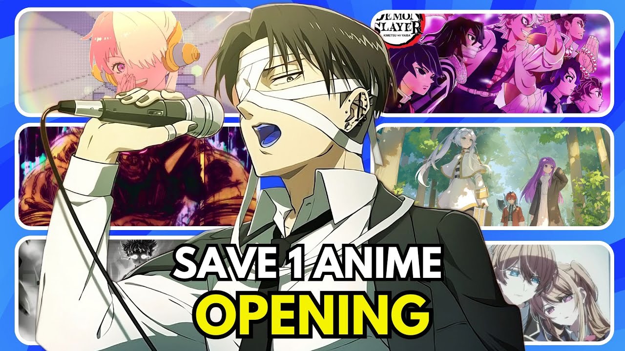 SAVE ONE ANIME OPENING🔥[Singers&Bands Edition]#2 Which Anime Opening do ...