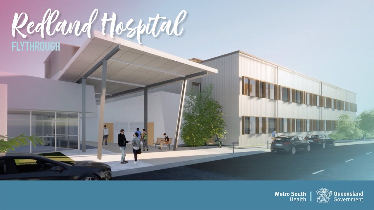 Redland Hospital flythrough - YouTube