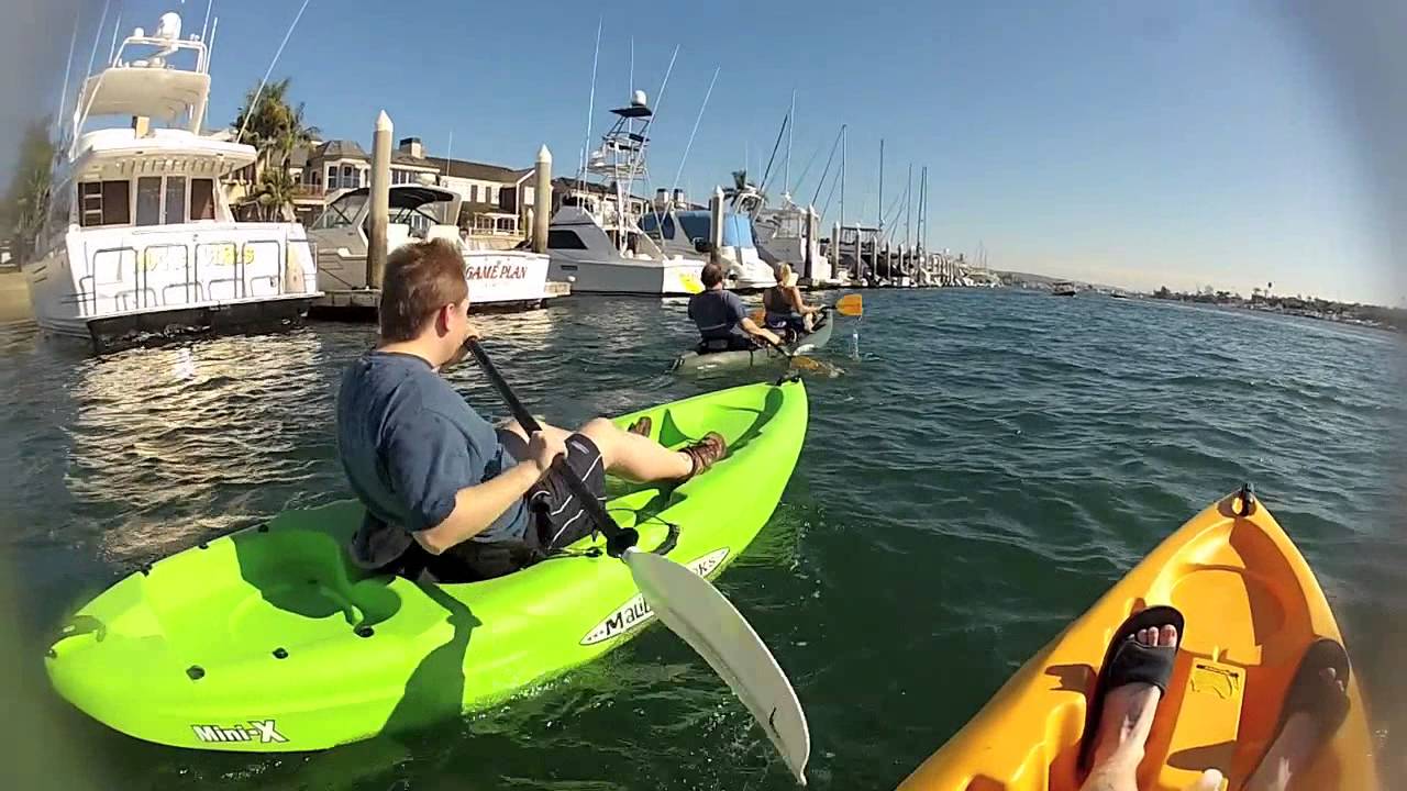 Kayaking at Newport - YouTube