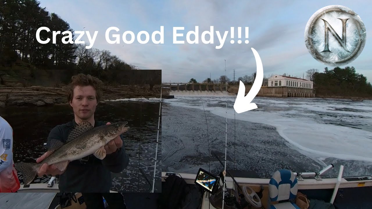 The BEST SPOT to Fish River Walleye | Wisconsin River Fishing | May ...