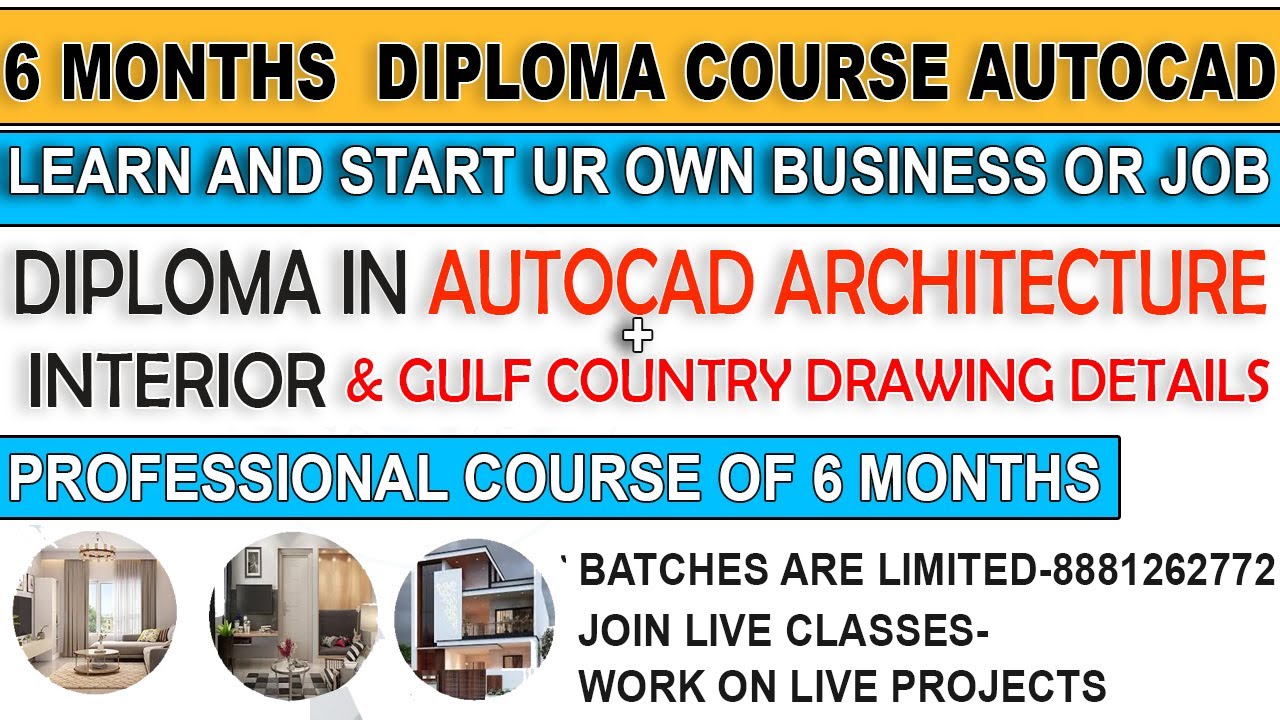 New Course Diploma In Architecture and Interior +Gulf Country Drawings ...