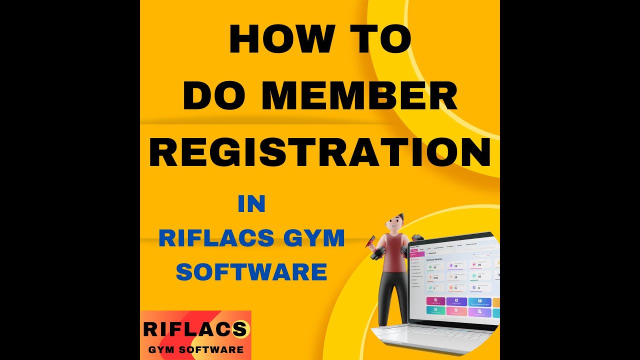 How To Do Member Registration In Riflacs Gym Software | RGS Tutorial ...