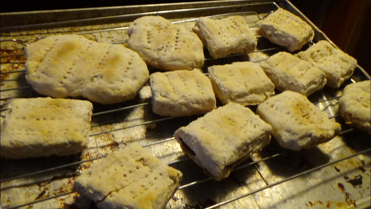 Making Hardtack. The food of the Pioneers and Homesteaders. - YouTube