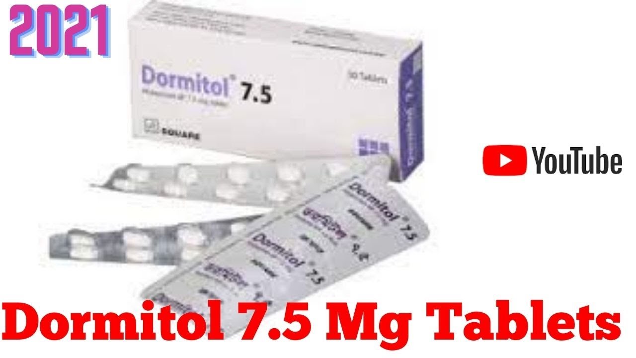Dormitol 7.5 Mg Tablets Full Details in Bangla Review - YouTube
