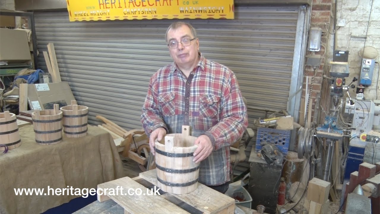How to make a Medieval Wooden Bucket - YouTube