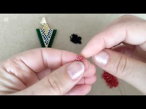 Miyuki Küpe... 💫1. video 💫 2 li tuğla tekniği