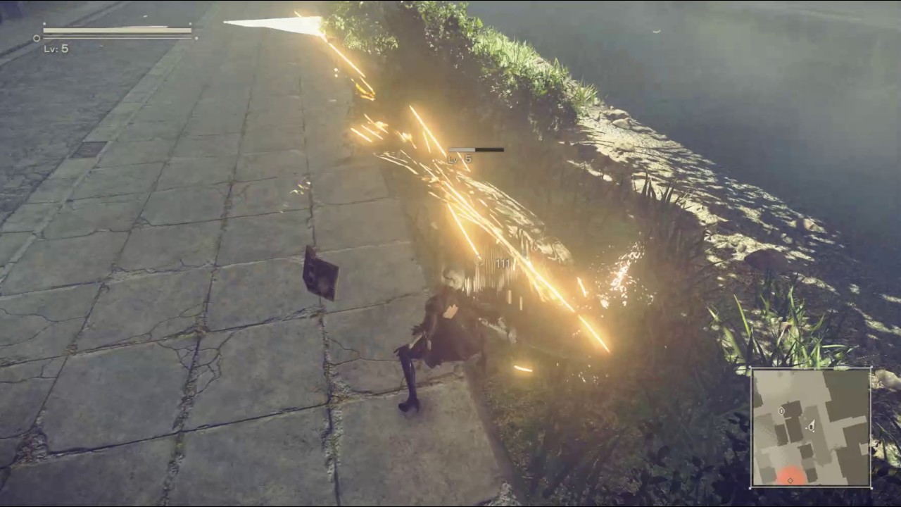 NIER AUTOMATA DAY ONE EDITION - GAMEPLAY - YouTube