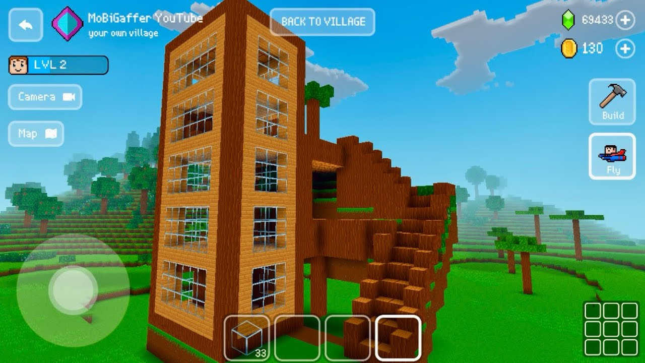 Block Craft 3D: Crafting Game #3931 | Wooden Tower - YouTube