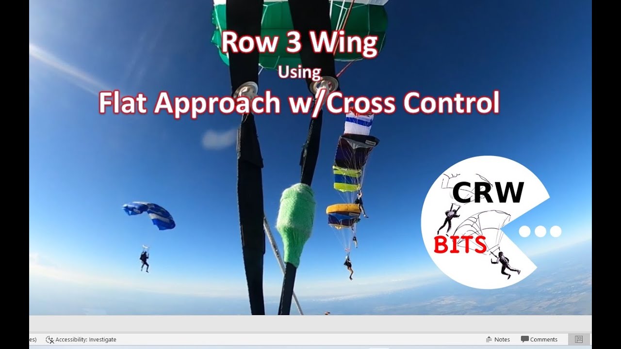 Row 3 Wing Dock Using Cross Control Technique - YouTube