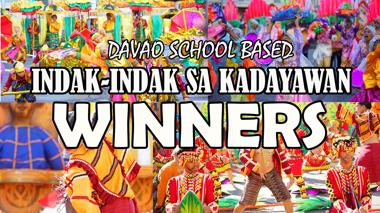 Indak-Indak sa Kadayawan 2024 Winners Davao School Based Category - YouTube