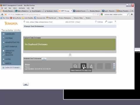 Teradata Unity - Initial Deploy - YouTube