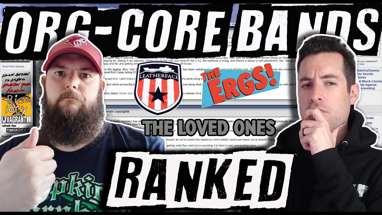 Org-Core Bands Tier List Rankings Part 1 - YouTube