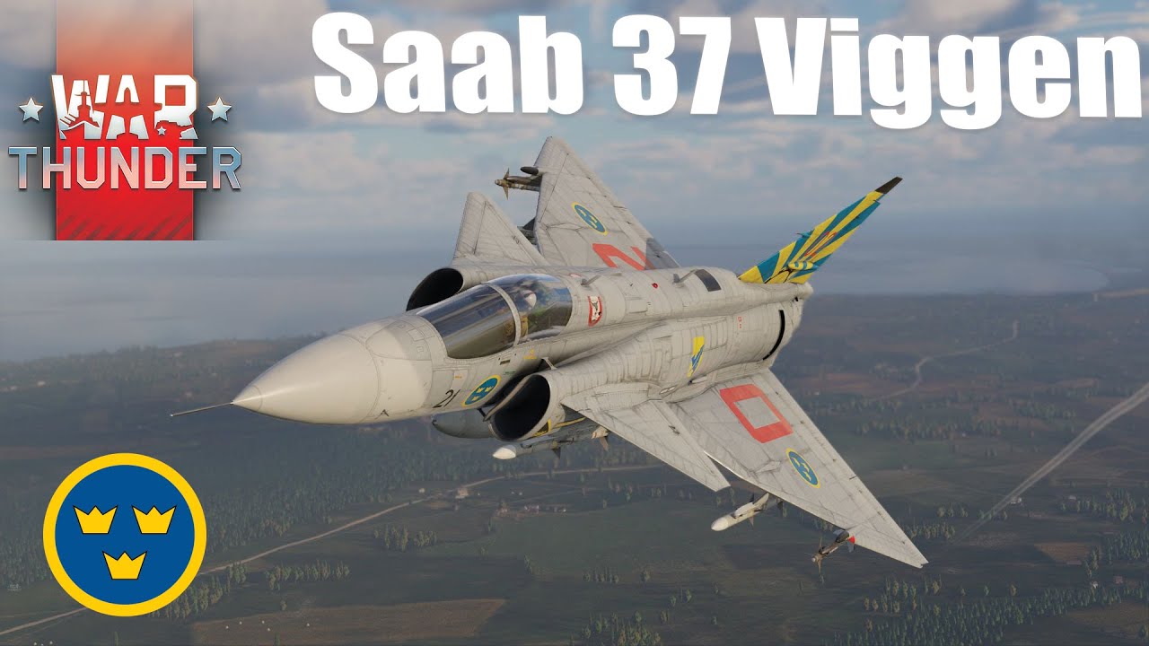 Saab 37 Viggen Test Flight | War Thunder Gameplay 🚀 - YouTube