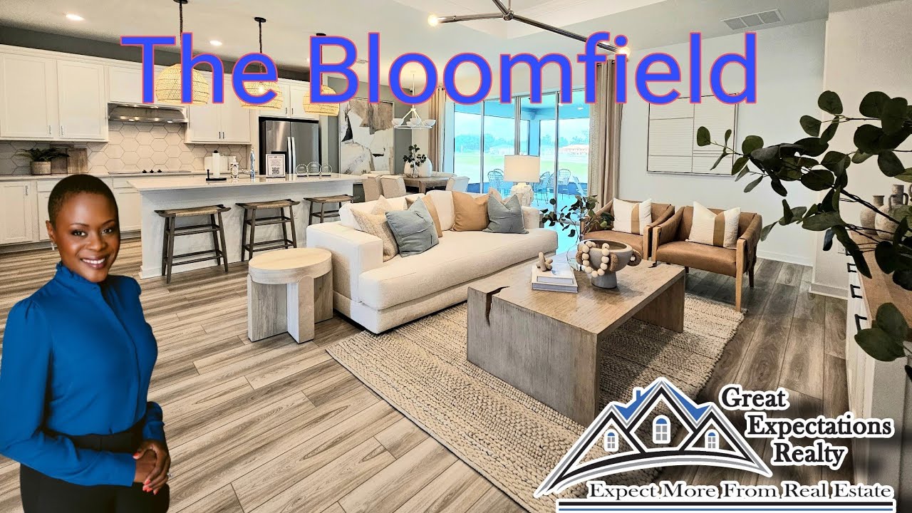 The Bloomfield Floorplan by Pulte Homes in Marion Ranch, Ocala - YouTube