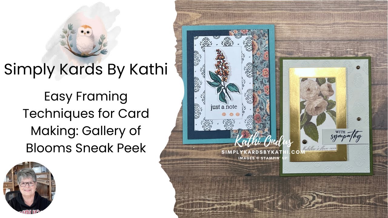 Easy Framing Techniques for Card Making: Gallery of Blooms Sneak Peek ...