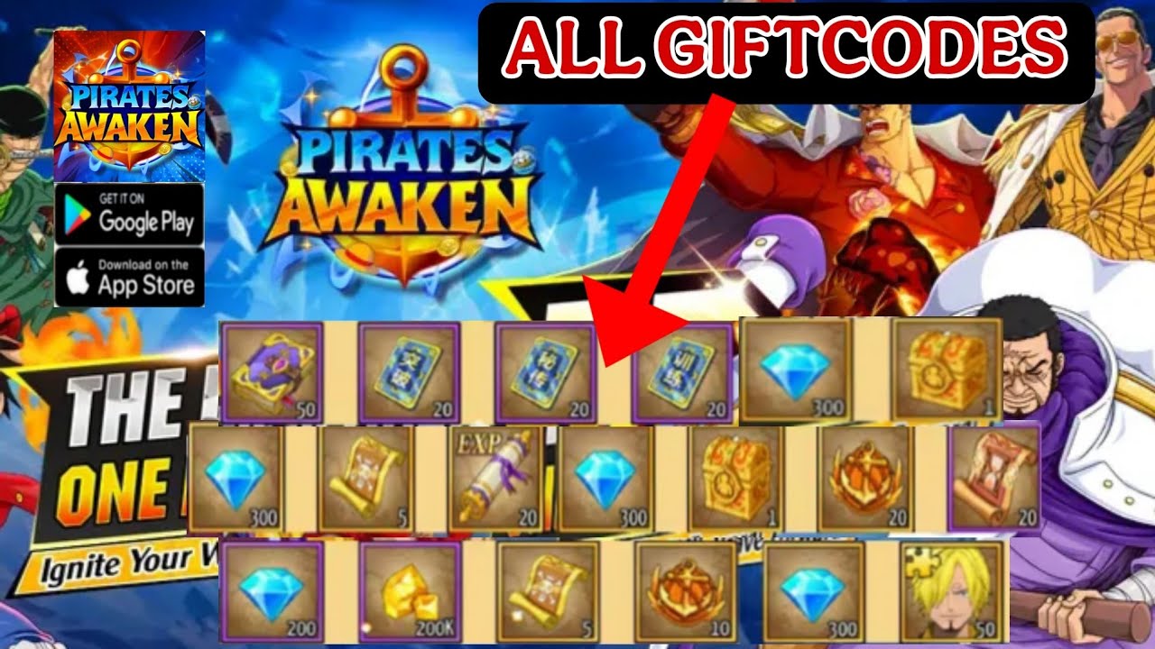 OP Pirates Awaken | All 7 Giftcodes + How to Redeem - Pirates Awaken ...
