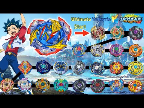 Ultimate Valkyrie VS ALL GOD 】 Marathon Beyblade Burst DB 베이블레이드 버스트 DB ...