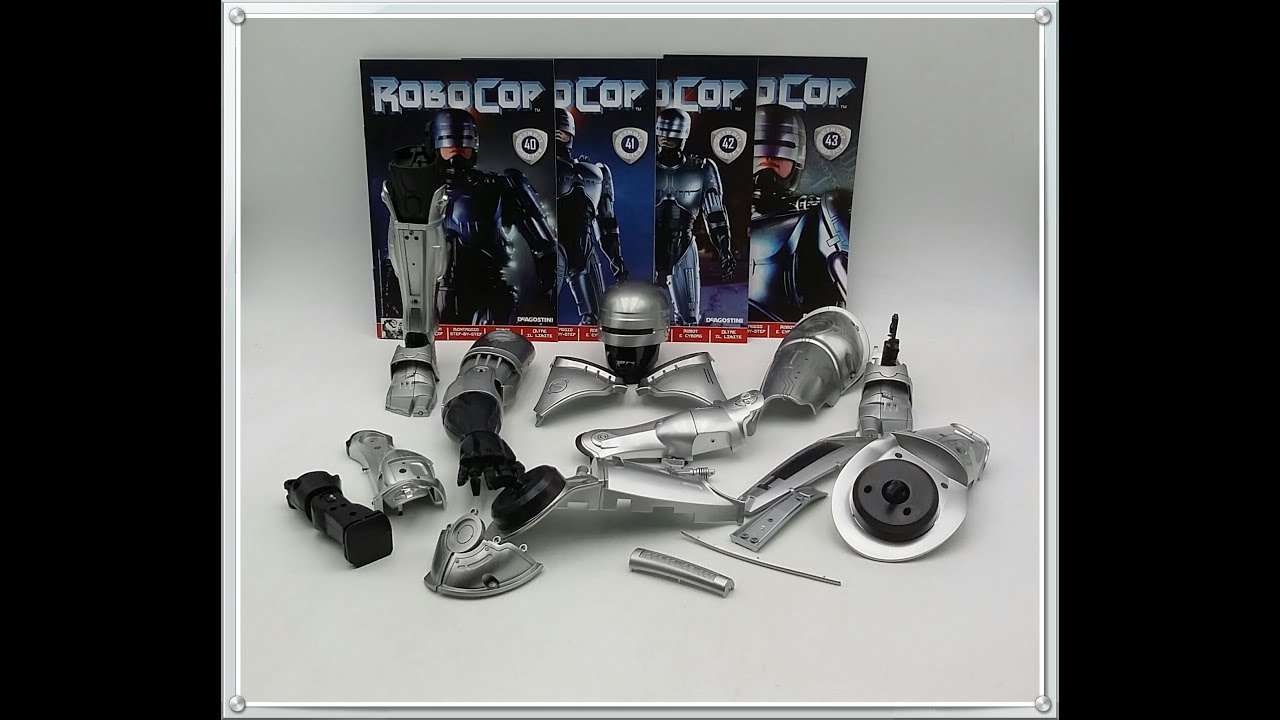 RoboCop N 40-41-42 e 43 Unboxing Edizione DeAgostini in scala 1:3 ...