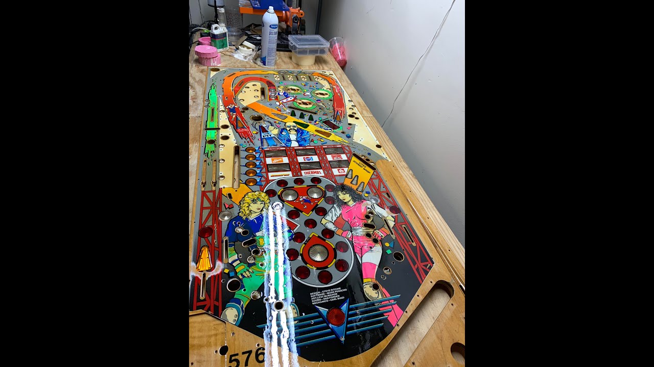Rollergames Playfield Restoration (part 2) - YouTube