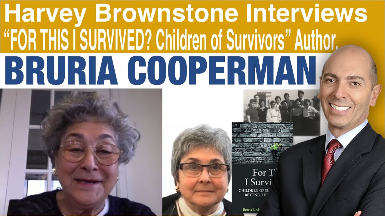 Harvey Brownstone with child of Holocaust survivors, author Bruria ...