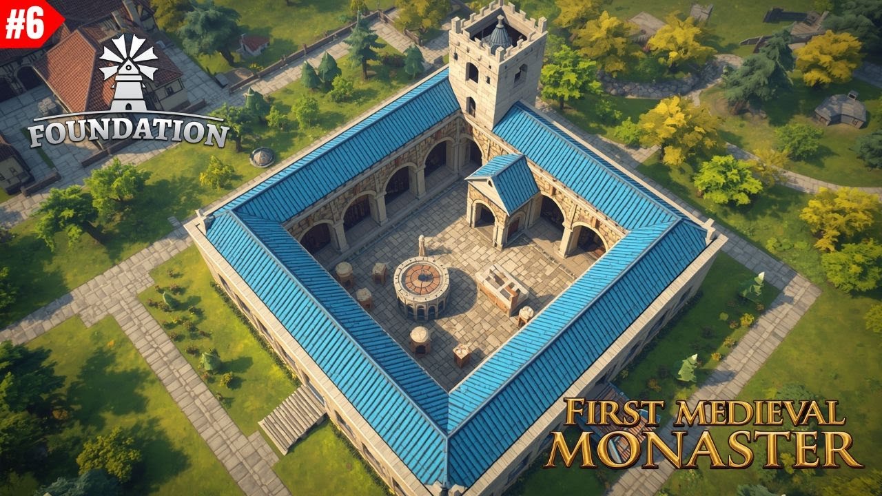 I Finally Built a Grand Monastery in My City! - Foundation Gameplay ...