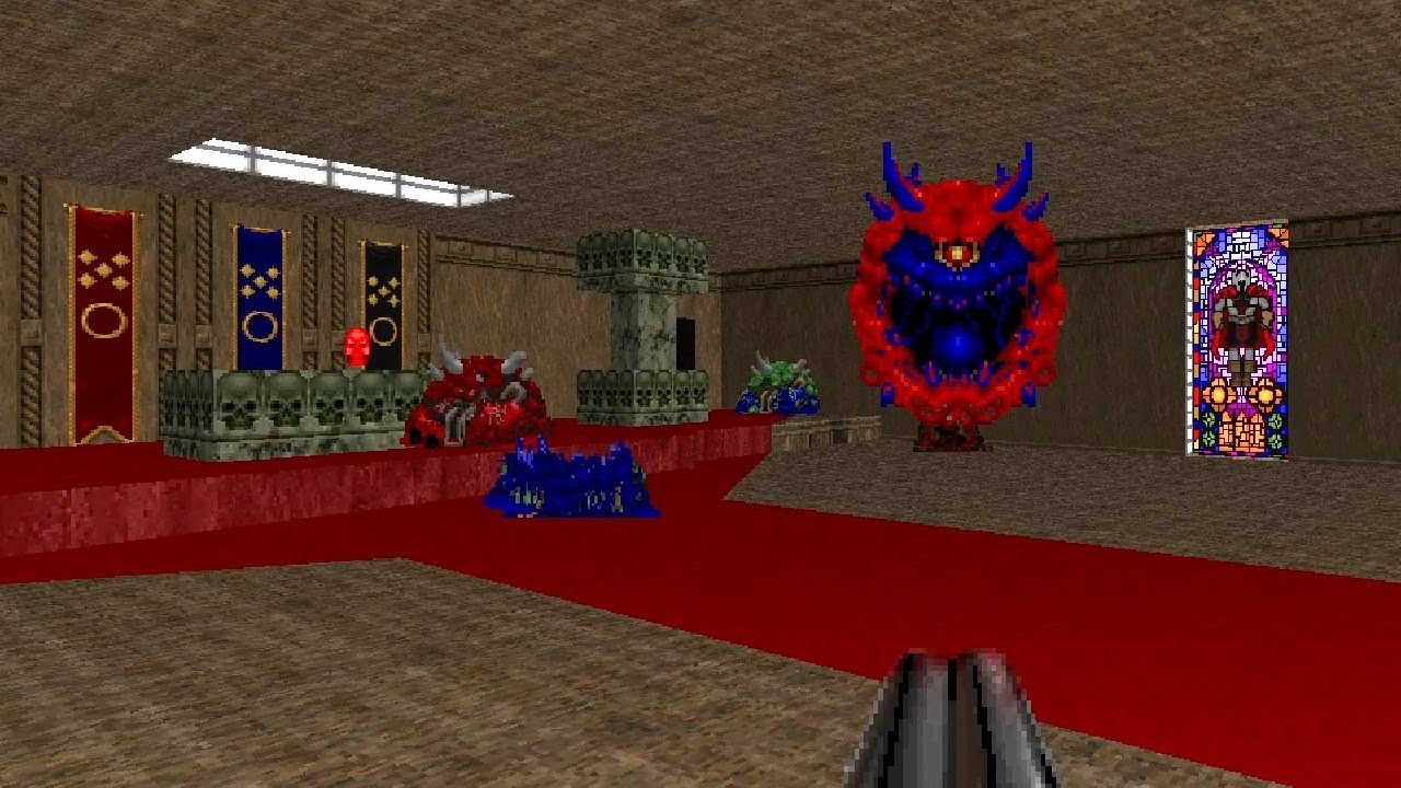 Sector 666 - MAP08: Mansion (w/ Colourful Hell + Final Doomer) - YouTube