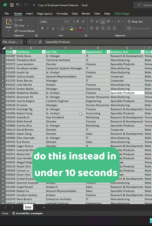 Adjust Rows and columns to fit automatically #excel #exceltips #exceltricks #exceltipsandtricks ...