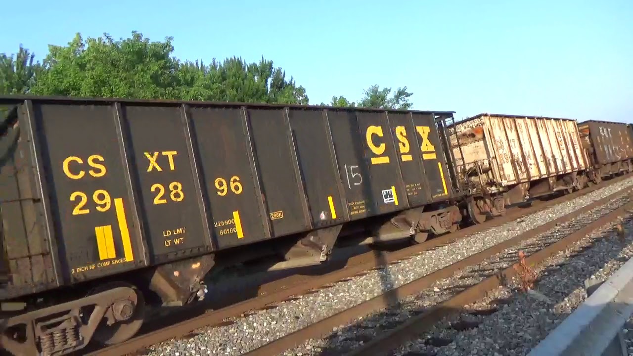 #7175 CSX B802-30 Empty Rock Runner - YouTube
