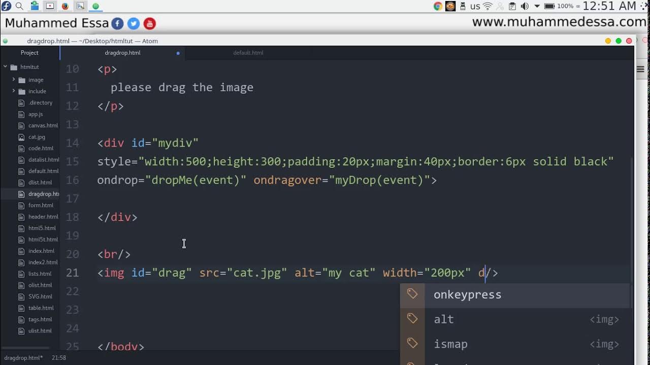 34 HTML⁄HTML5 Drag & Drop - YouTube