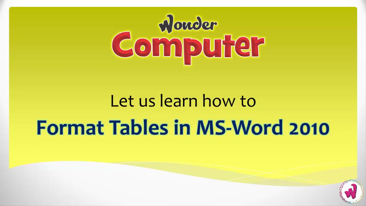 Class 5 Ch 5 Table Formatting In MS Word In Windows YouTube Class 5 Ch 5 Table Formatting In MS Word In Windows YouTube