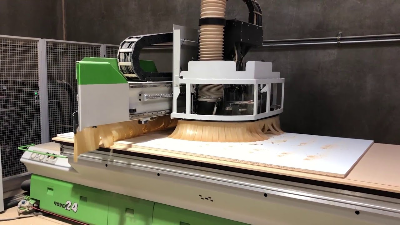 Biesse Rover 24 CNC Router - YouTube