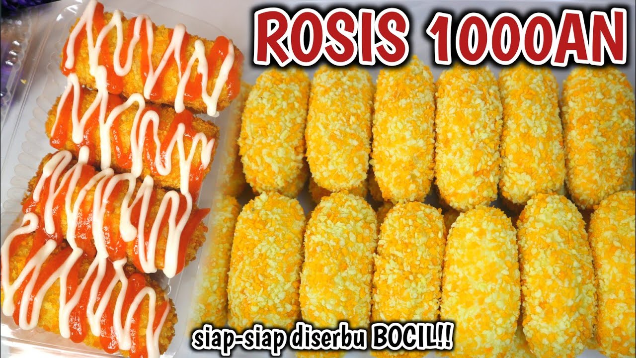 LARIS KARNA 1000AN!! ROSIS "ROTI GORENG SOSIS" SUPER ENAK IDE JUALAN ...
