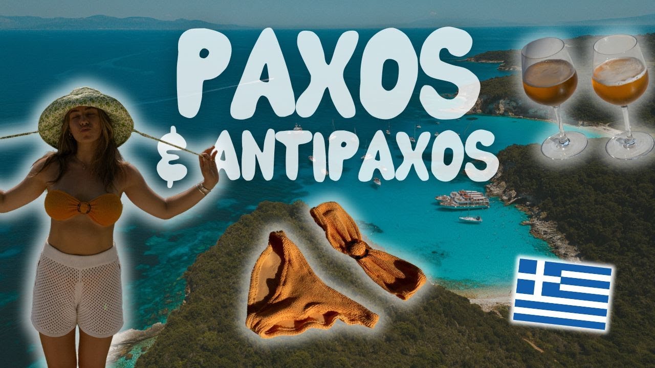 PAXOS & ANTIPAXOS 🇬🇷💦 | the best greek food we've ever had + this beach ...