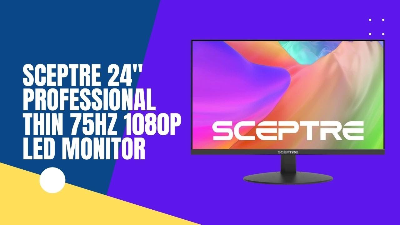 Sceptre 24" Professional Thin 75Hz 1080p LED Monitor - review 2022 ...