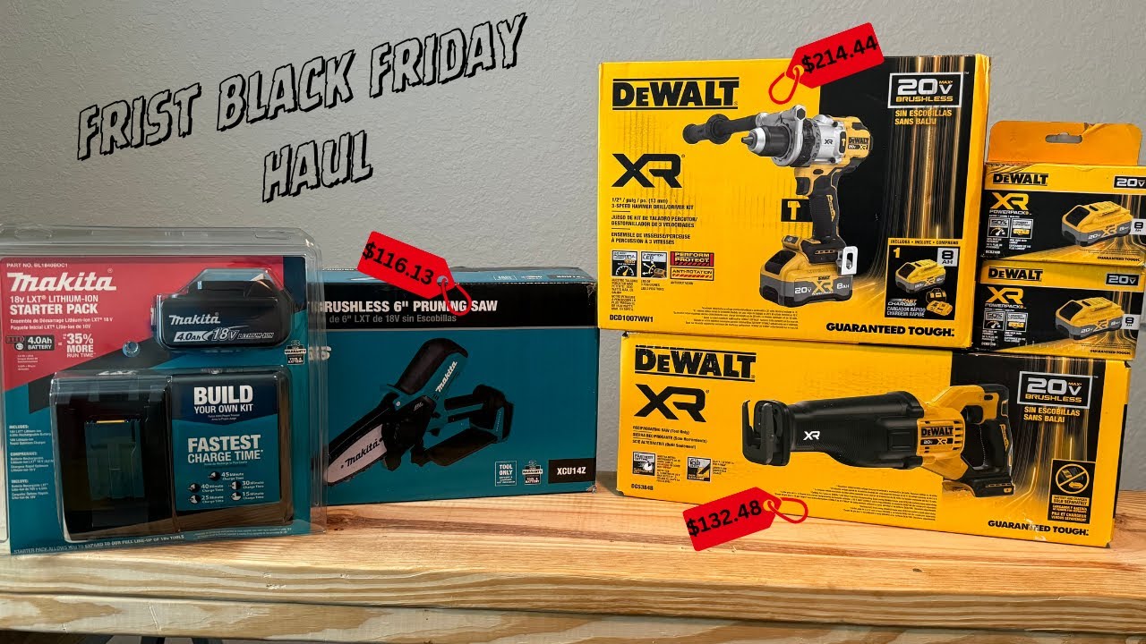 Black Friday Deals!! New Dewalt Drill(DCD1007 and Recip. Saw (DCS384 ...