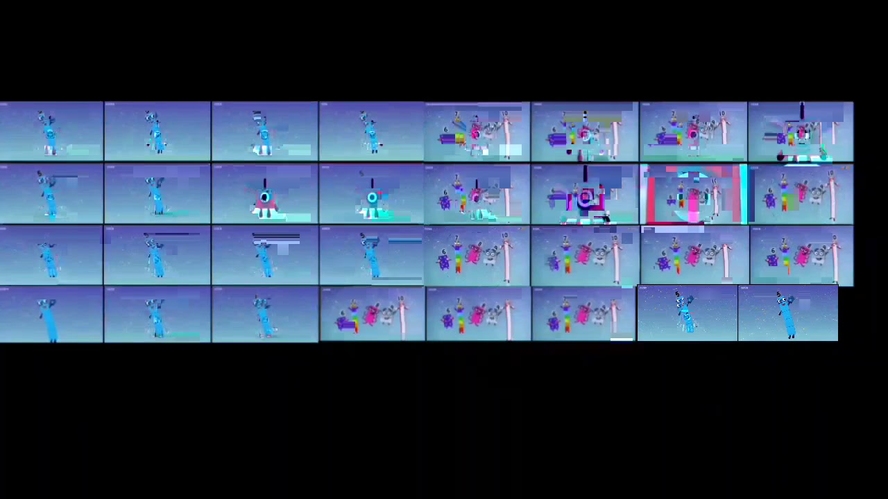 All 32 Episodes Of NumberBlocks Playing At The Same Time - YouTube