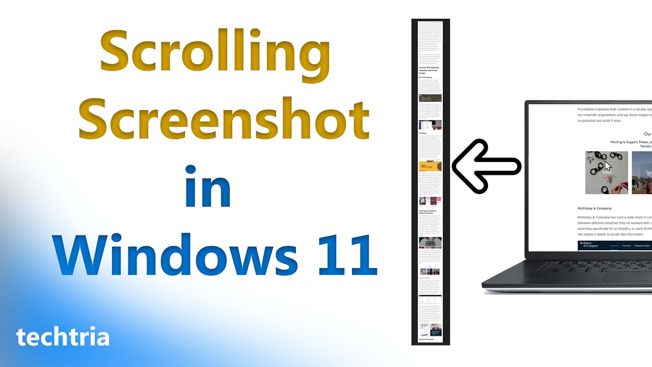 How to Take a Scrolling Screenshot in Windows 11 | Full page ...