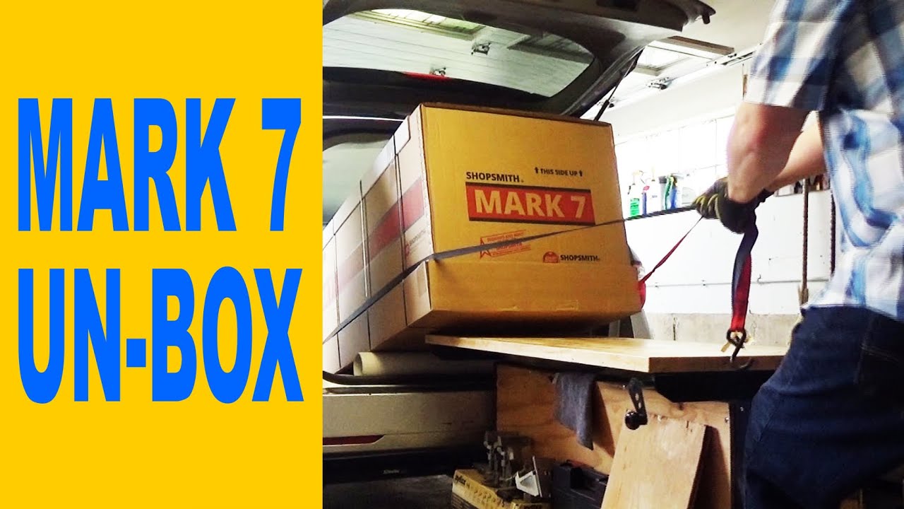 Shopsmith Mark 7 Unboxing: Replacing My Trusty Mark V - YouTube
