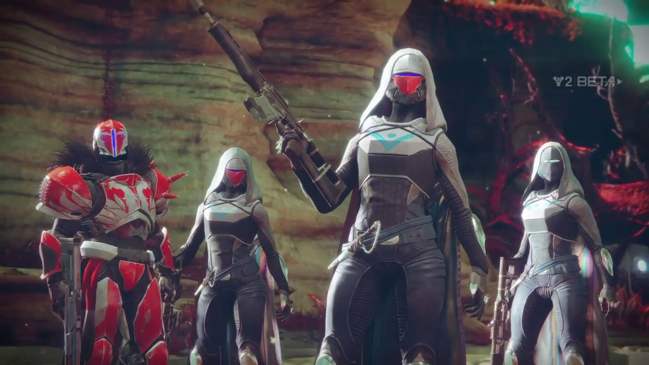 Destiny 2 Beta | Team Shooting OP - Hunter Golden Gun Control - YouTube