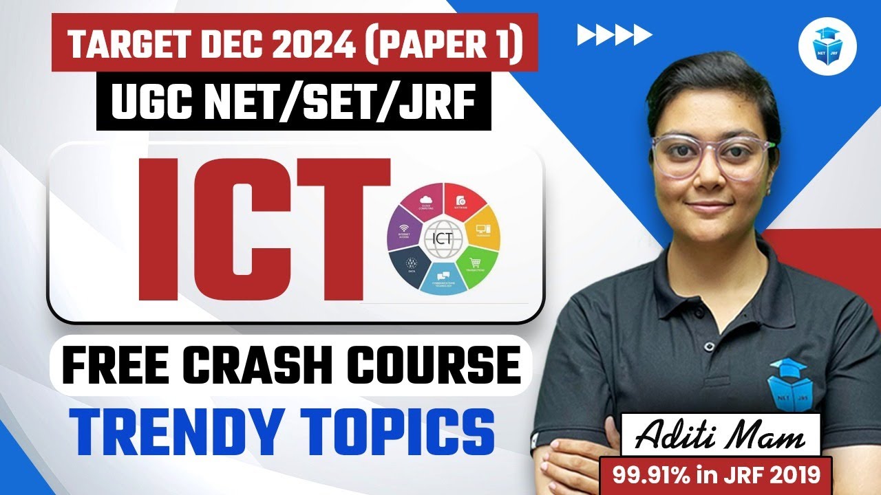 UGC NET ICT Topics | UGC NET Paper 1 ICT Most Important Topics | Aditi ...