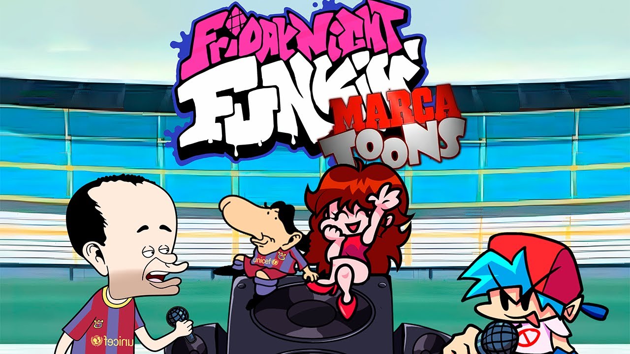 Friday Night Funkin Vs. Marcatoons (Iniesta week) Mod Trailer - YouTube