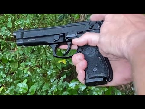 Demonstration of Function and operation, Beretta 92 Double Action to Single Action