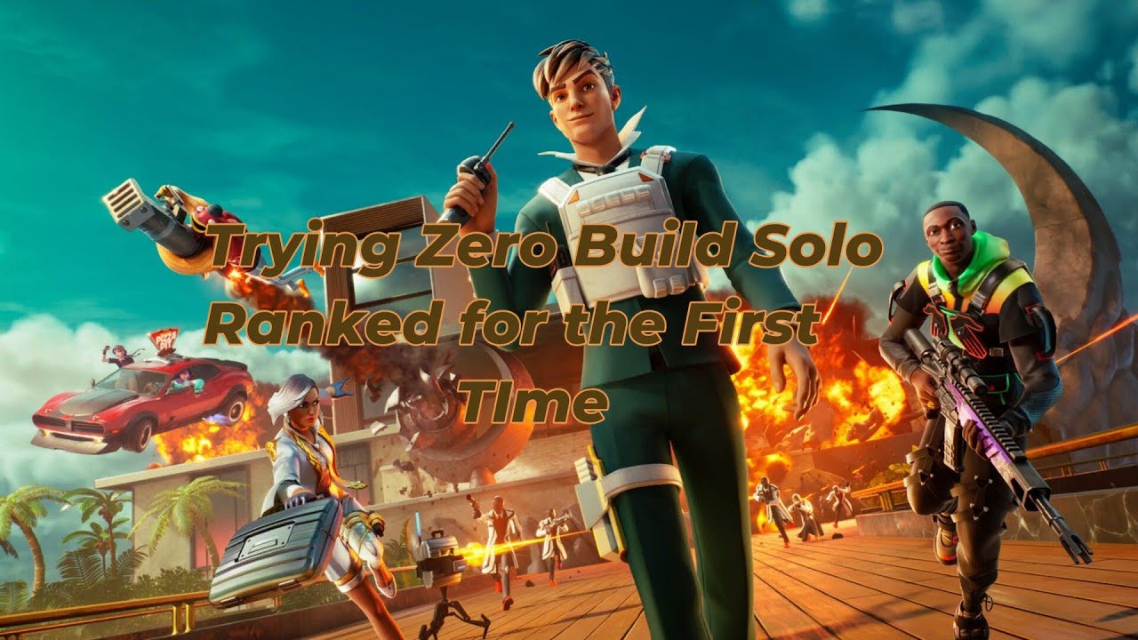 Trying Zero Build Solo Ranked for the first time - YouTube