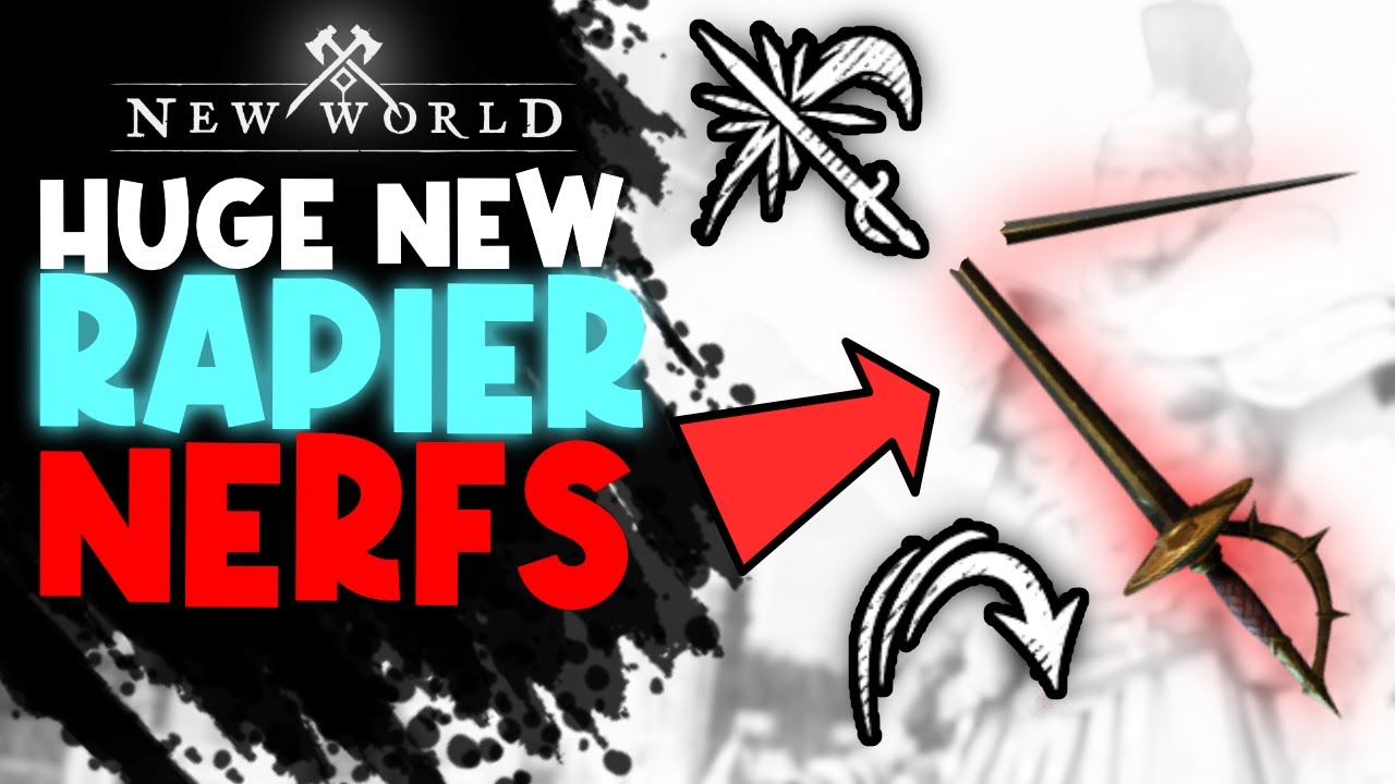 LAST MINUTE Rapier & Riposte Nerfs Added! New World Brimstone Sands ...