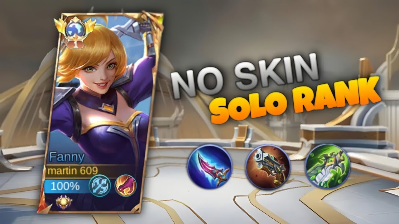 FANNY NO SKIN NO SKILL GAMEPLAY | TRY THIS FANNY BEST BUILD AND EMBLEM ...