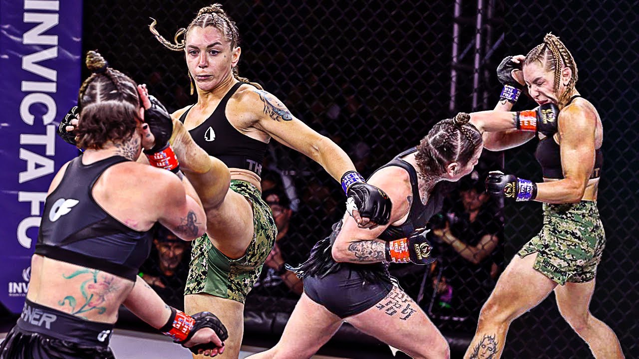 Olga Rubin and Katharina Lehner Put on Fight of the Night! Invicta FC ...