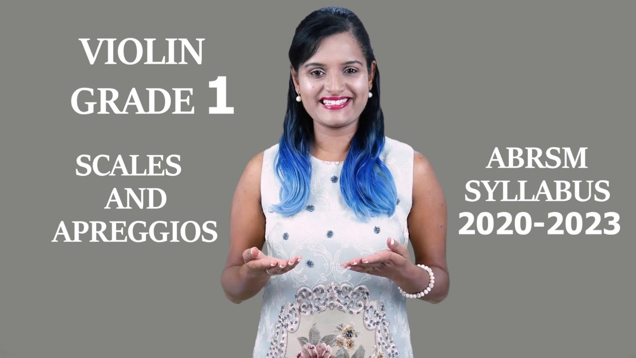 ABRSM Grade 1 Violin: Scales and Arpeggios - YouTube