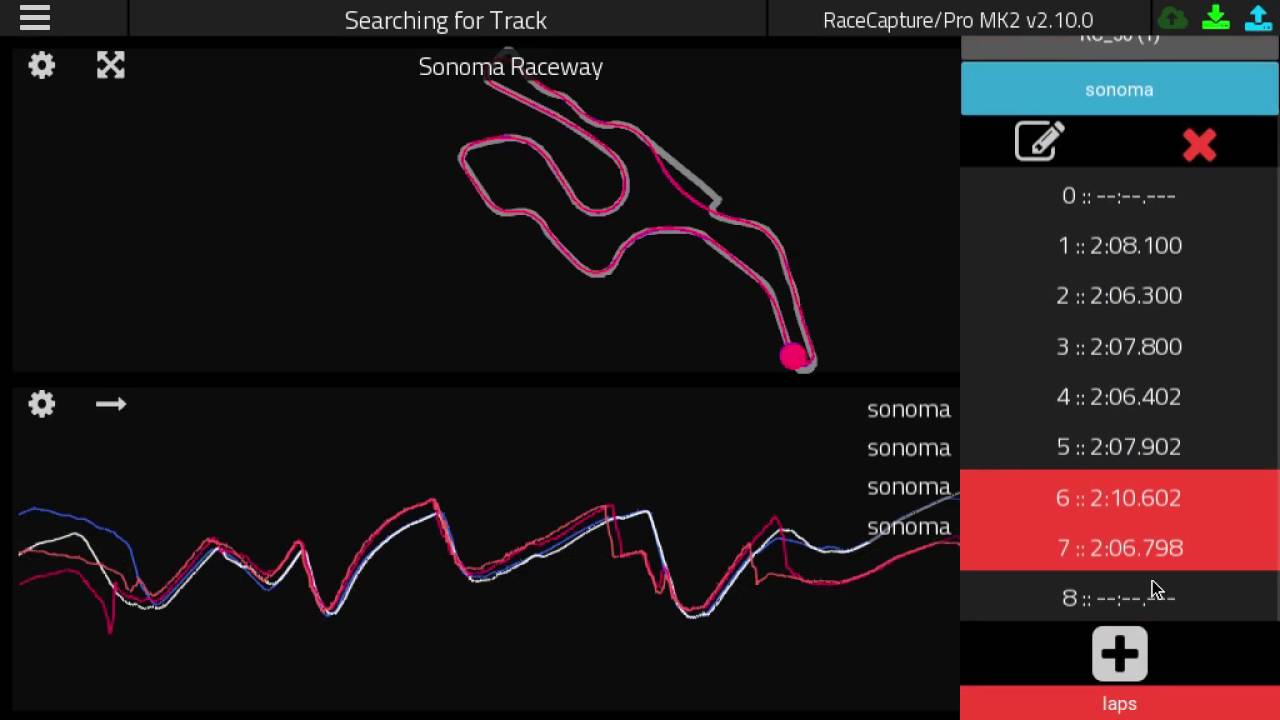 RaceCapture Time vs distance analysis - YouTube